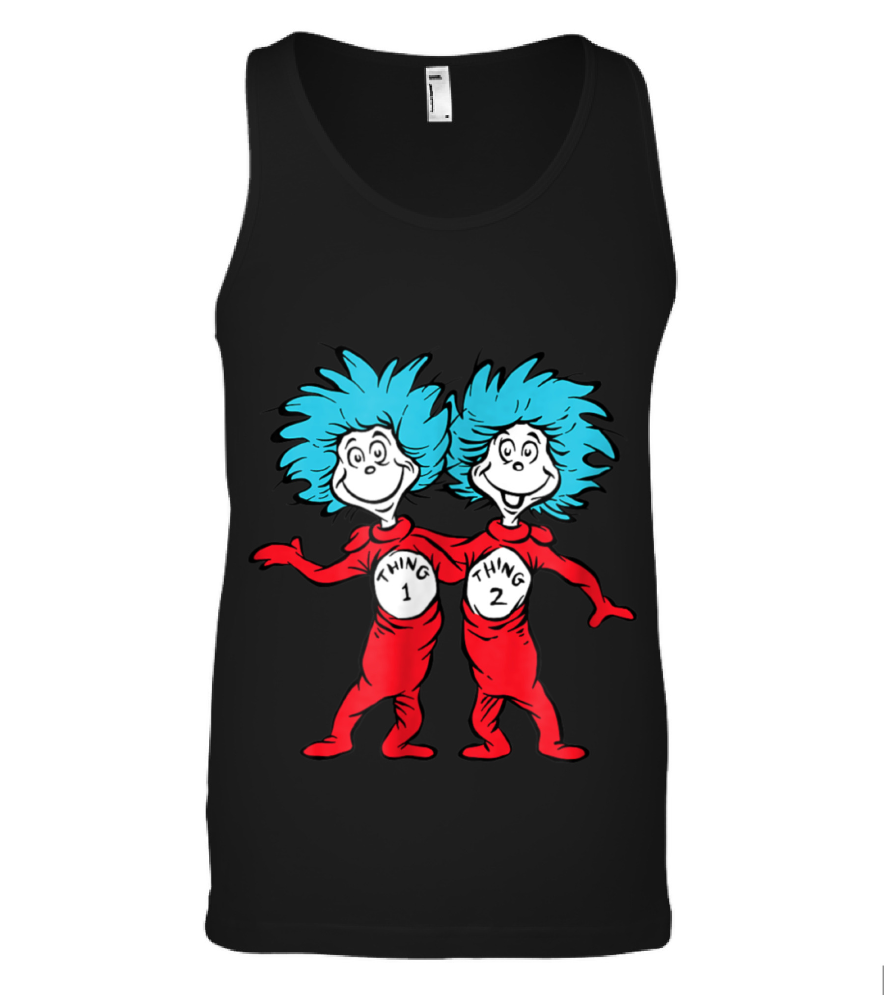 Cat In The Hat Thing 1 And Thing 2 Shirts
