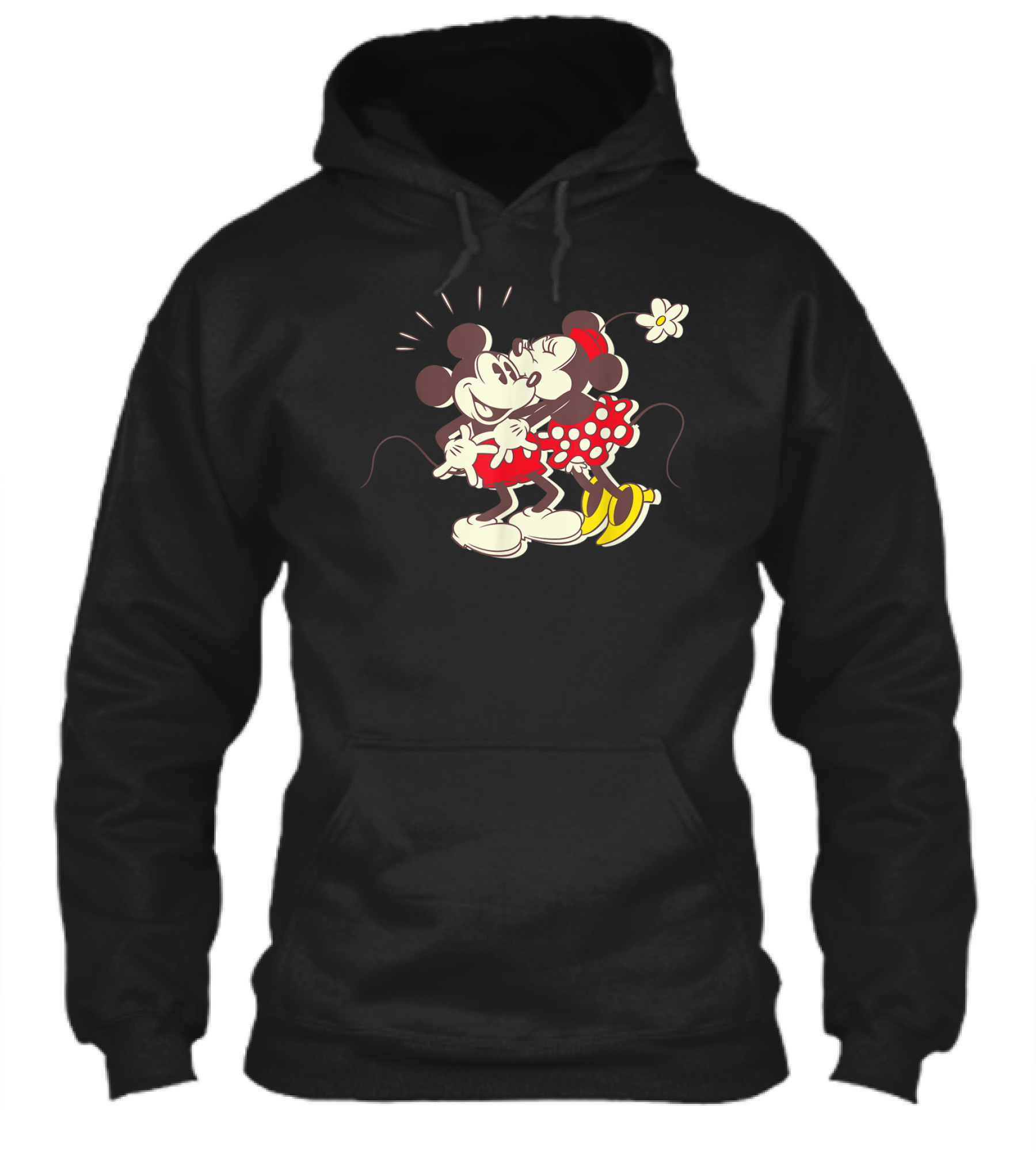 Mickey And Minnie Mouse Vintage Kissing