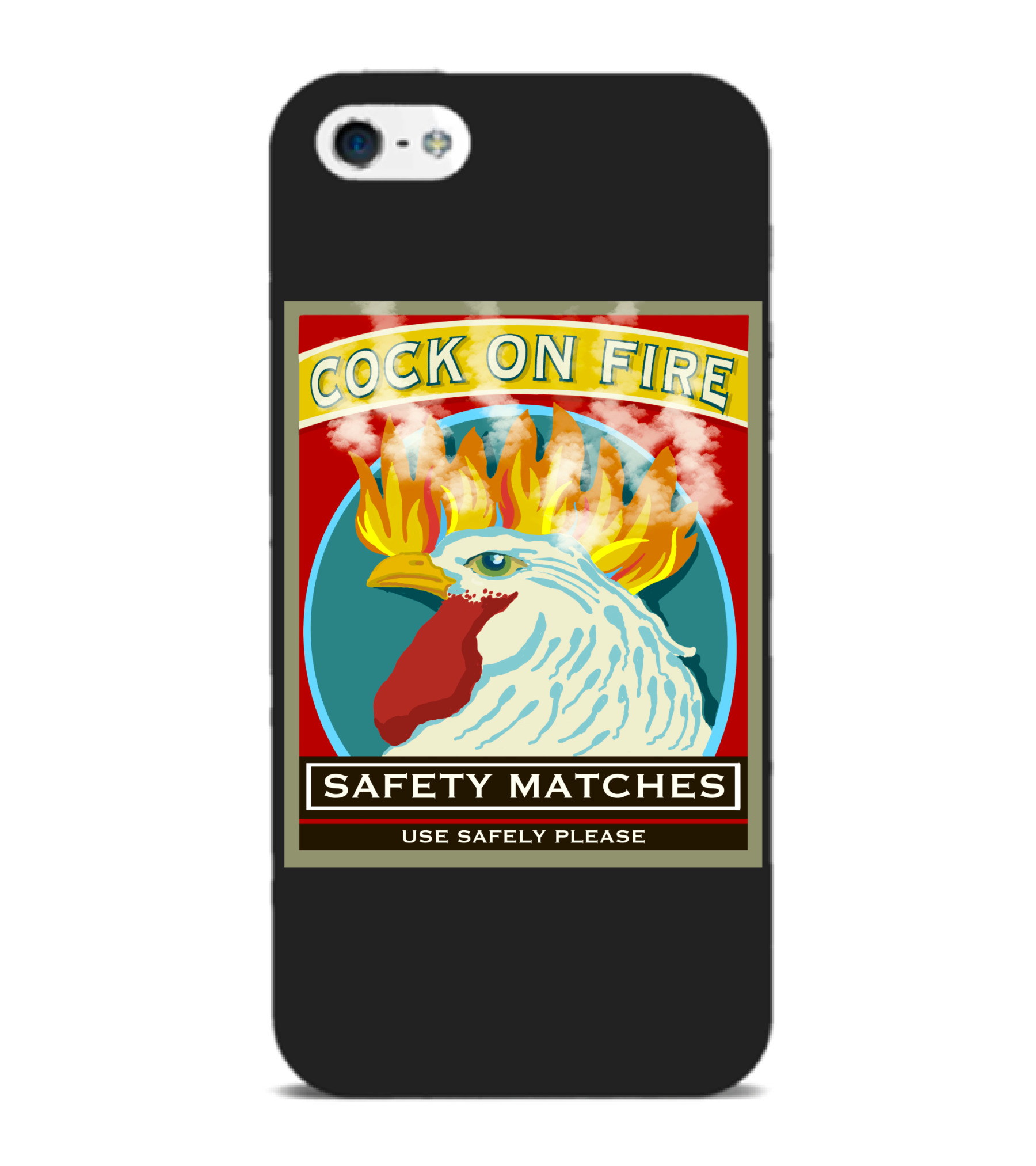 Catching Fire Iphone 5 Case